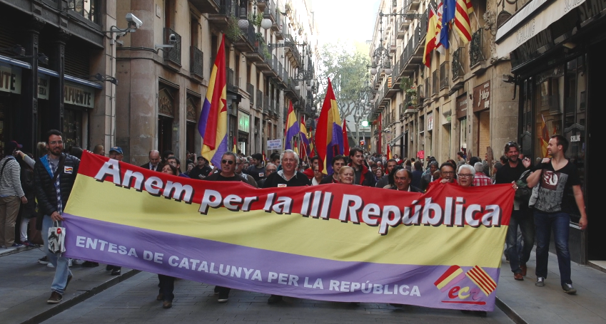 Masiva manifestación social en el Estado español a favor de la Tercera ...