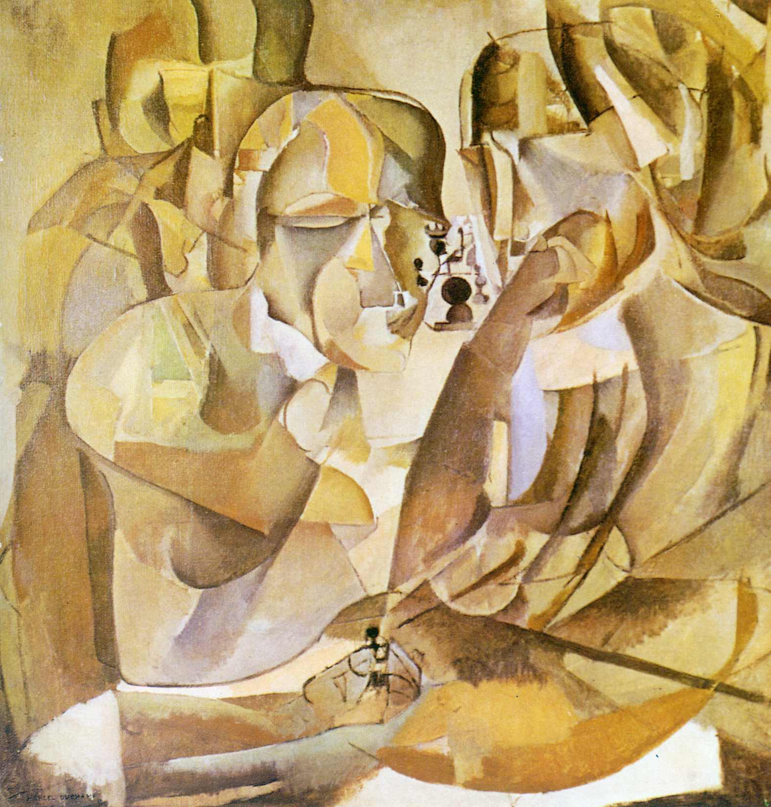Marcel Duchamp también fue pintor
