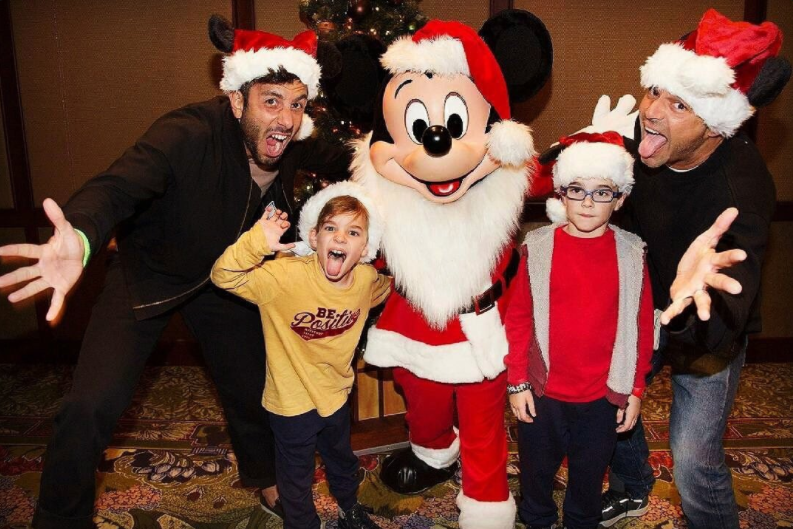 Esta es la nueva familia de Ricky Martin: celebran navidad