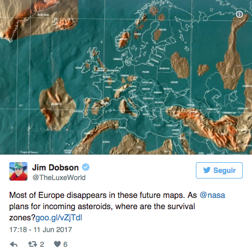 El mapa post-apocalíptico del mundo y los planes de los ...