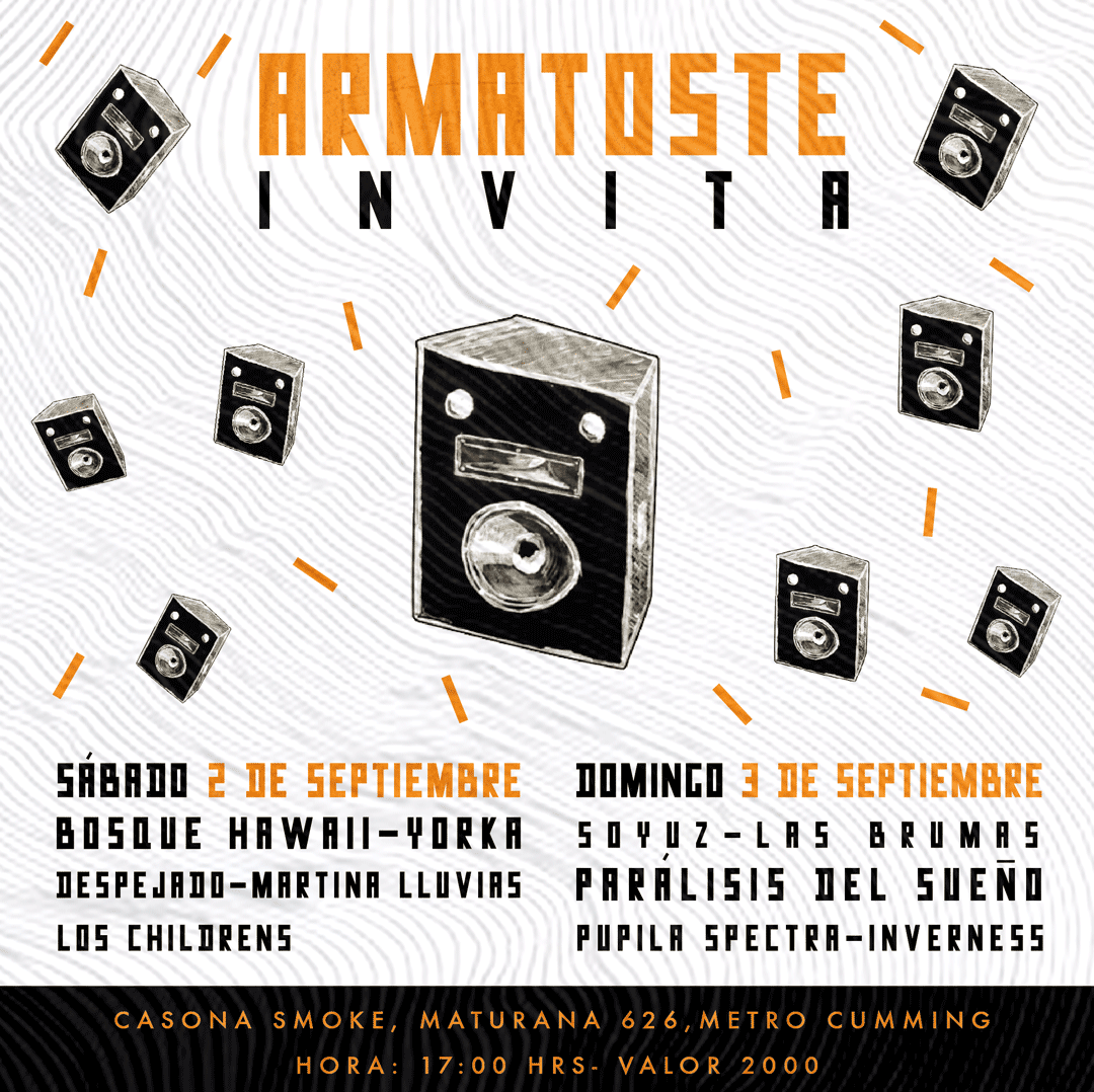 Armatoste Invita a dos tardes de pop, rock y psicodelia en Barrio Yungay