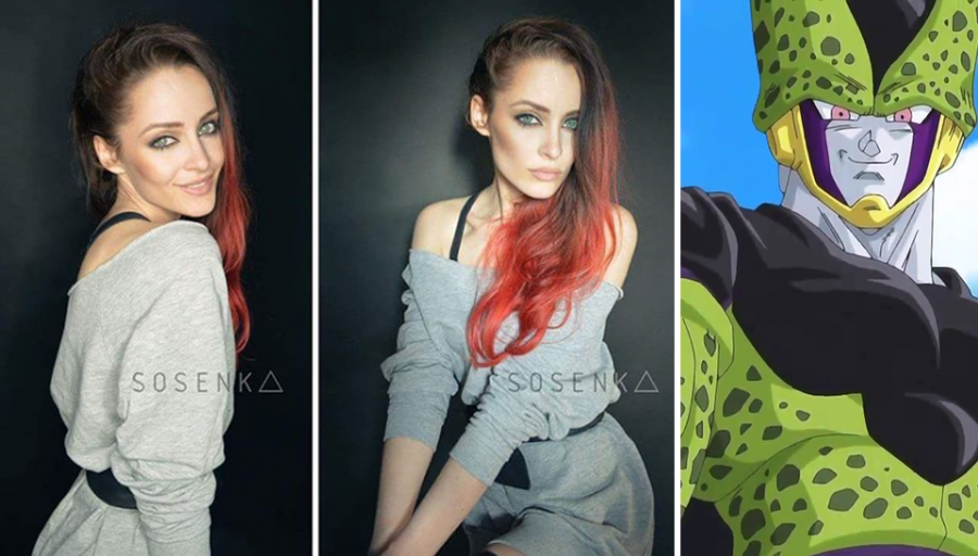 Es hermosa y fanática de Dragon Ball, hizo el cosplay de Cell y el ...