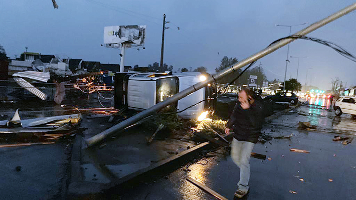 ¿Qué hacer en caso de tromba o tornado? Las recomendaciones de la Onemi