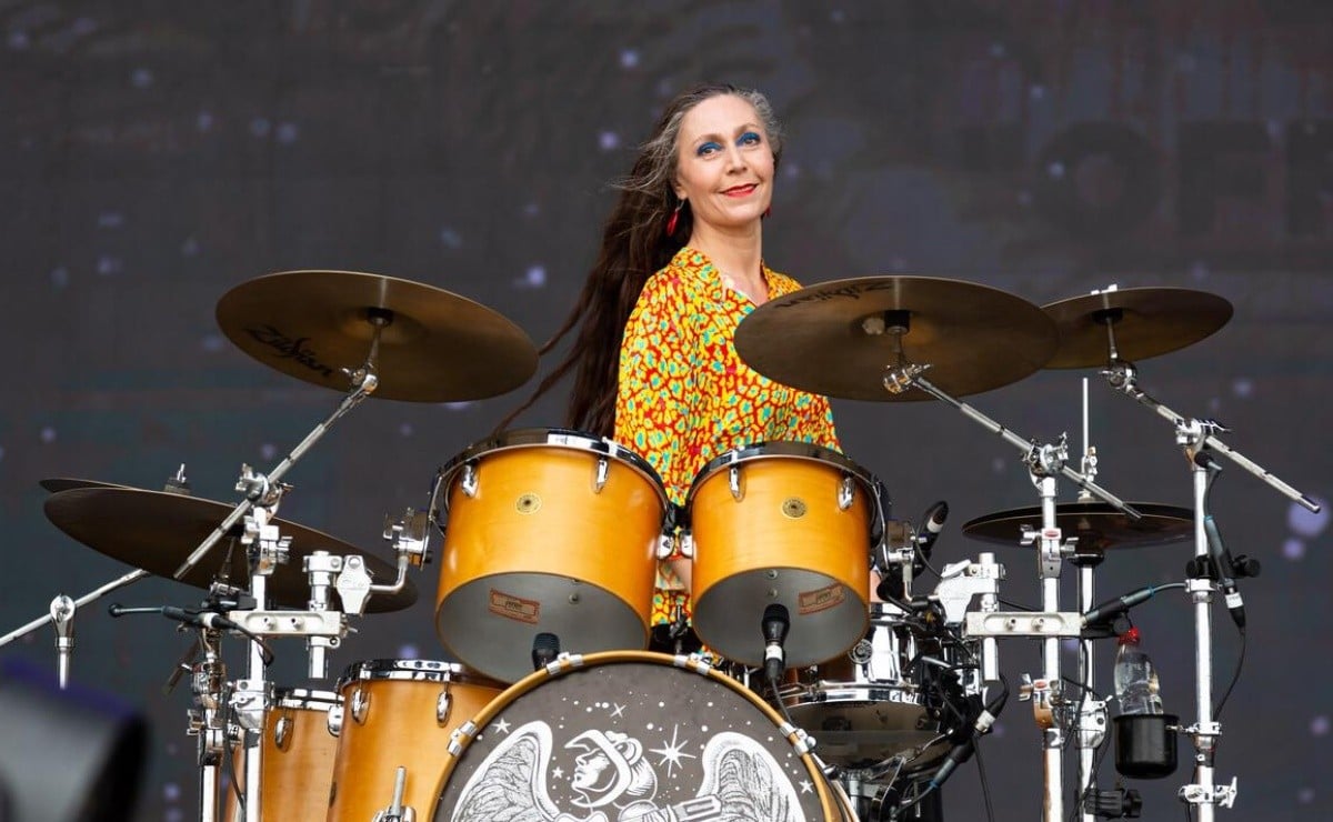 Juanita Parra deslumbró con un solo de batería en Viña del Mar (Video)