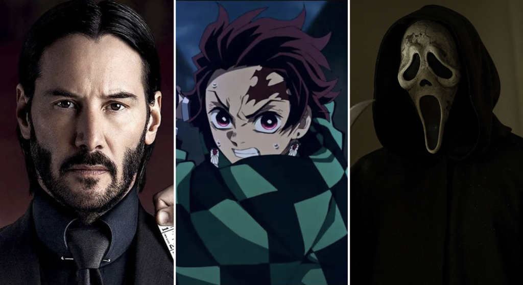 ¿Las esperas? John Wick 4, Scream VI y Demon Slayer se estrenan este ...
