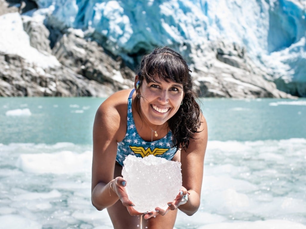 La increíble hazaña que logró Bárbara Hernández, la "Sirena de Hielo"