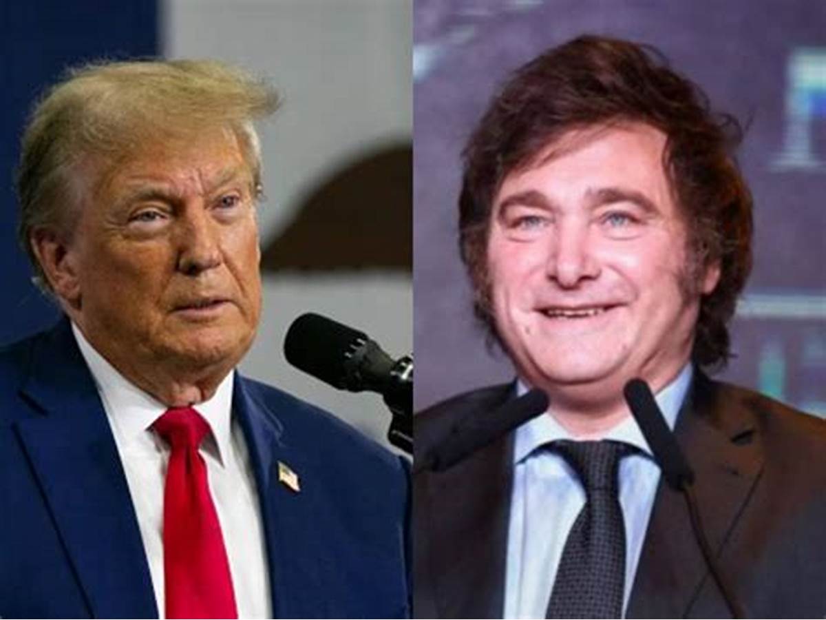 Milei y su "amistad" con Trump: Gorras, selfies y expectativas de ...