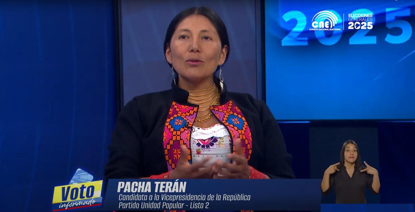 Ecuador: Pacha Terán, lideresa Kichwa y candidata a la vicepresidencia ...
