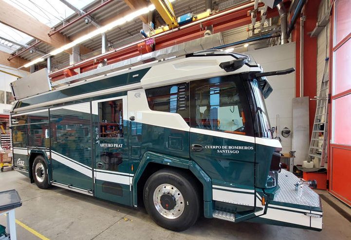 Chile hace historia: Bomberos de Santiago recibirán primer carro bomba ...