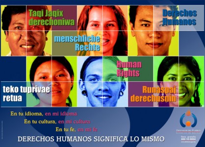Campaña de divulgación de los Derechos Humanos